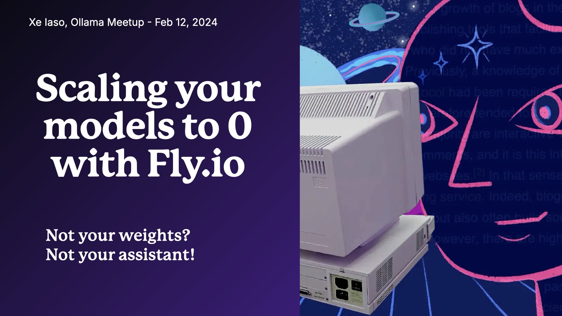 Scaling your models to 0 with Fly.io - Xe Iaso