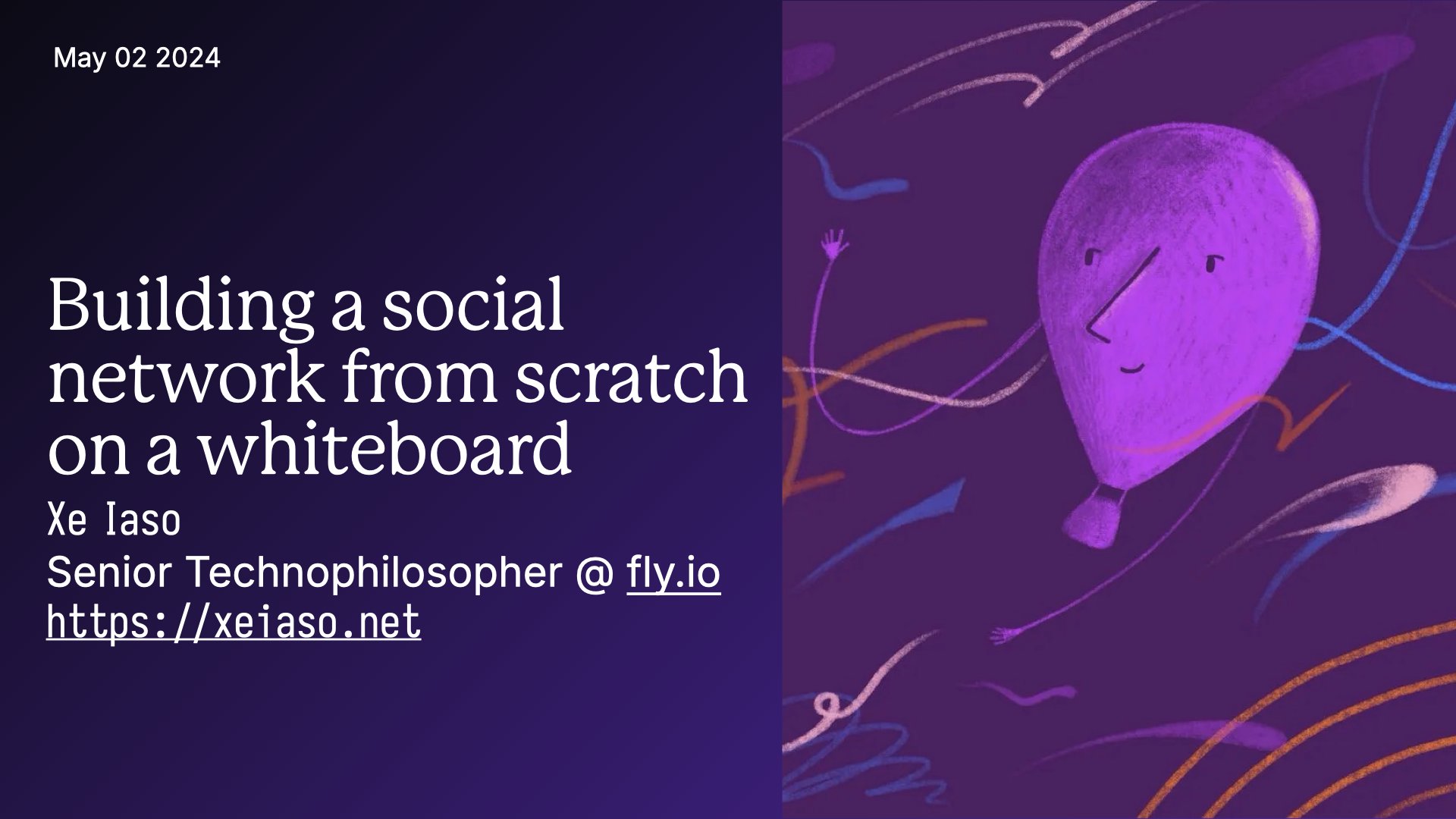 Building a social network from scratch on a whiteboard - Xe Iaso